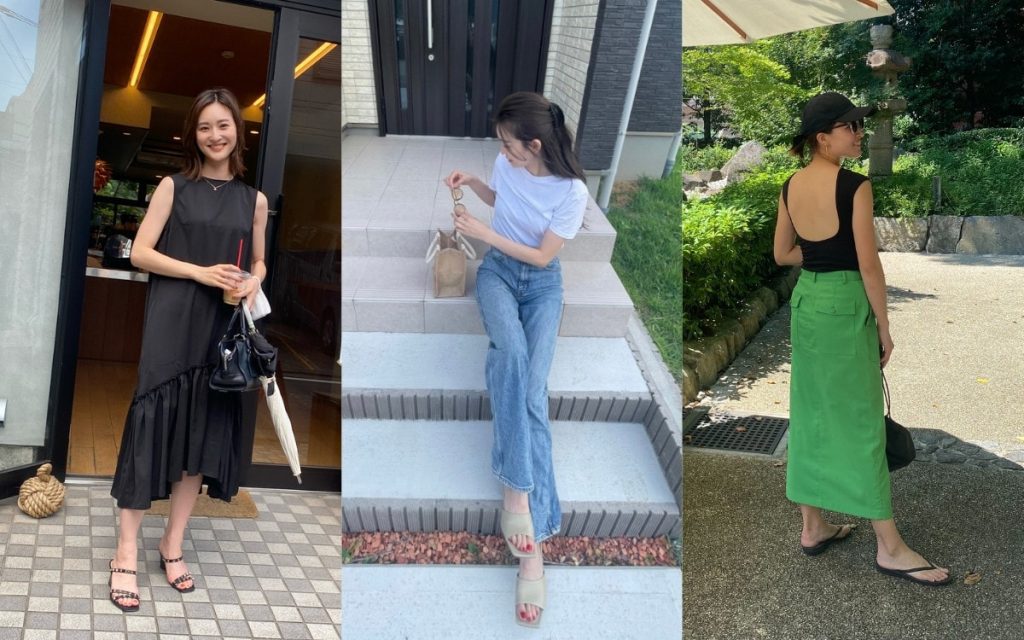 猛暑の休日に何を着る？ Oggi専属読者モデル3人のリアルコーデSNAP | Oggi.jp