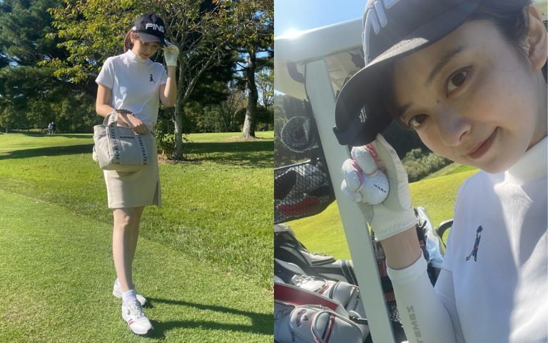 ゴルフ歴9か月！ Oggi専属読者モデル・高橋加奈代さんのゴルフコーデ SNAP！ | Oggi.jp