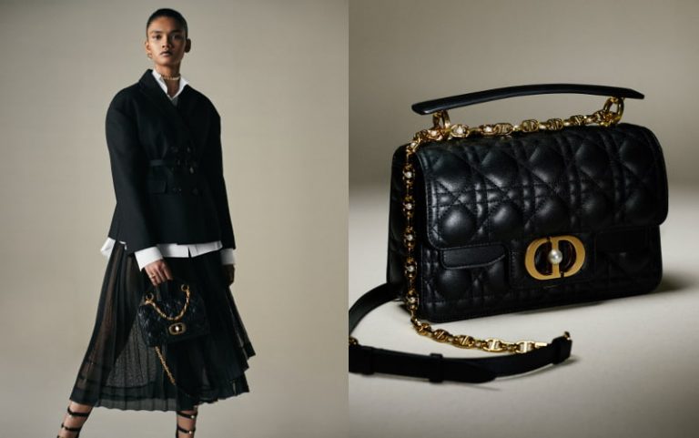 ディオール新作バッグ「ディオールジョリー」、“CD”モチーフのチェーンストラップが目をひく2way仕様 | Oggi.jp