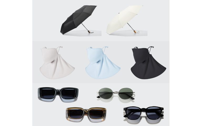 高効果な紫外線対策にユニクロのUVカットグッズ！ 遮熱機能付き傘、エアリズムのフェイスカバー、新作サングラスをチェック | Oggi.jp