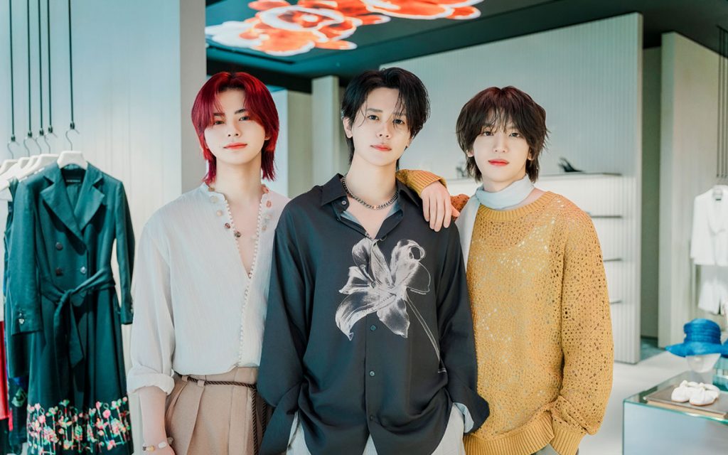 INI 松田迅、髙塚大夢、藤牧京介が来場！ エンポリオ アルマーニ、銀座に旗艦店がオープン | Oggi.jp