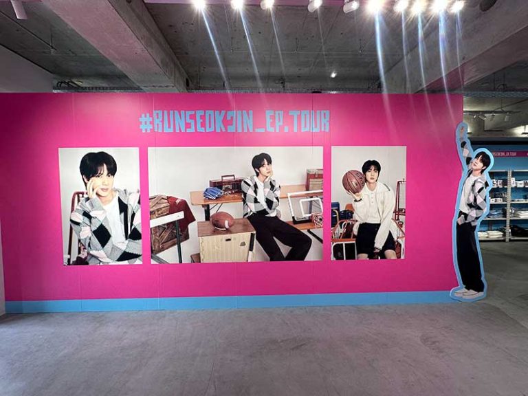「JIN SIZE」が話題沸騰！ BTS JINさんのツアーを記念した『#RUNSEOKJIN_EP.TOUR in JAPAN POP-UP STORE』詳細レポート | Oggi.jp